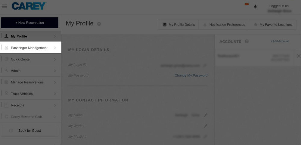 How to Book a Reservation on CareyConnect.com | Carey Support